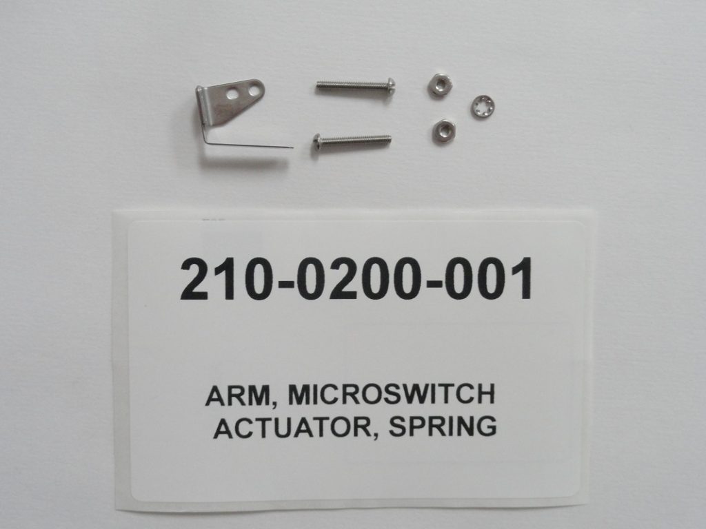 Microswitch Actuator, Spring Arm 210-0200-001 - Advanced Aero Components