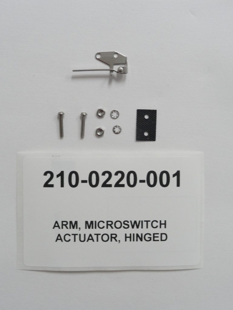 Microswitch Actuator, Hinged Arm 210-0220-001 - Advanced Aero Components