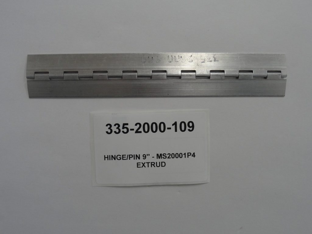 Hinge Pin 9" MS20001P4 Extrud 335-2000-109 - Advanced Aero Components