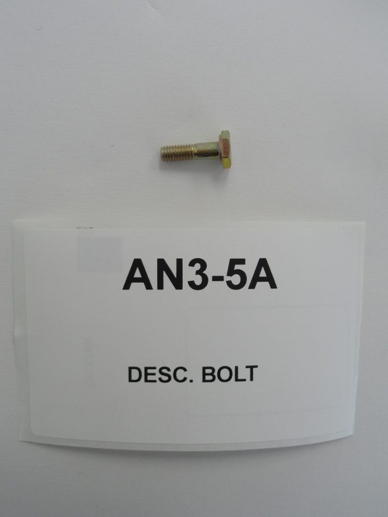 Bolt, 3/16 x 21/32, GL 1/4 AN3-5A - Advanced Aero Components