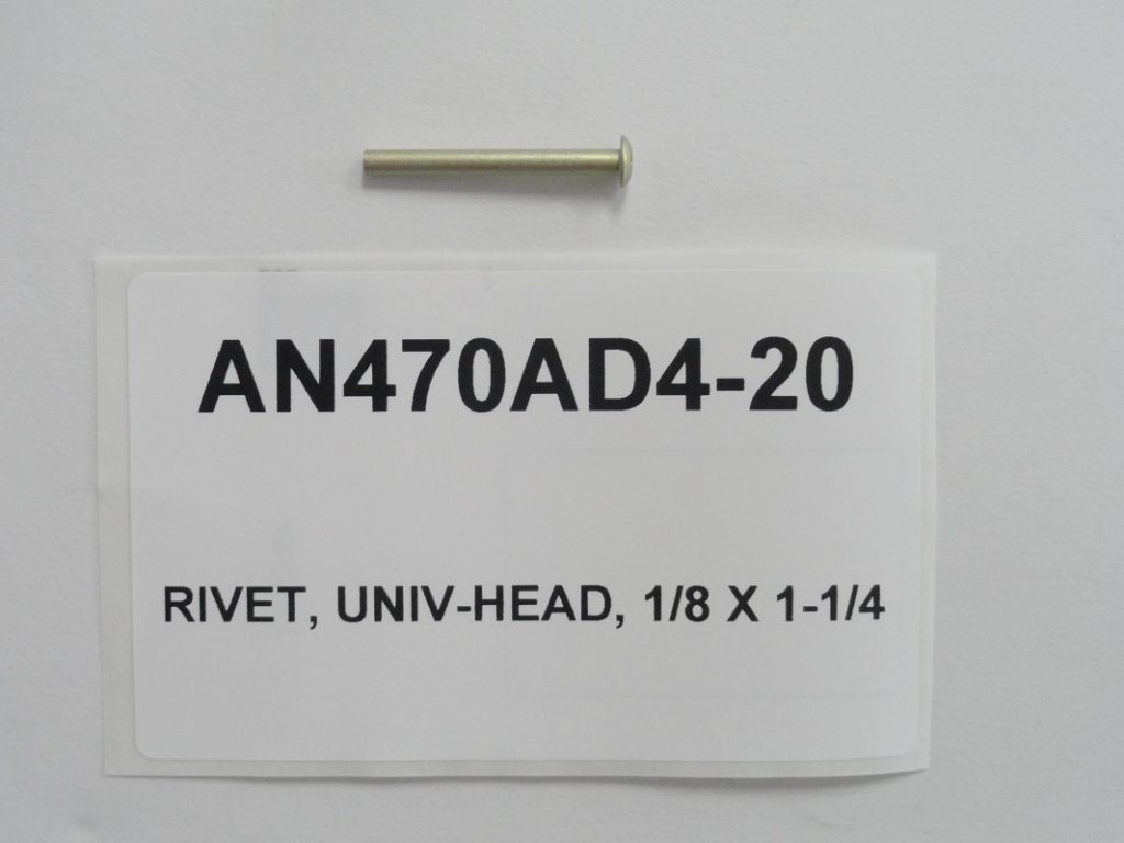 Universal Head Rivet, 1/8 x 1-1/4 AN470AD4-20 - Advanced Aero Components