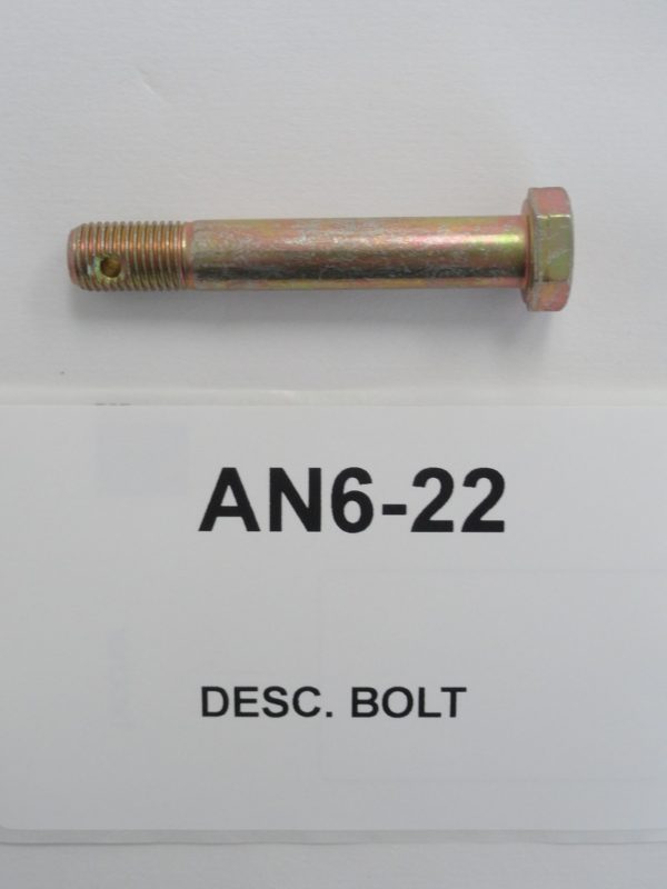 Bolt, DS, 3/8 x 2 11/32, GL 1 11/16 AN6-22 - Advanced Aero Components