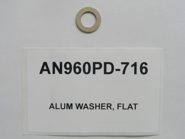 Flat Aluminum Washer AN960PD-716 - Advanced Aero Components