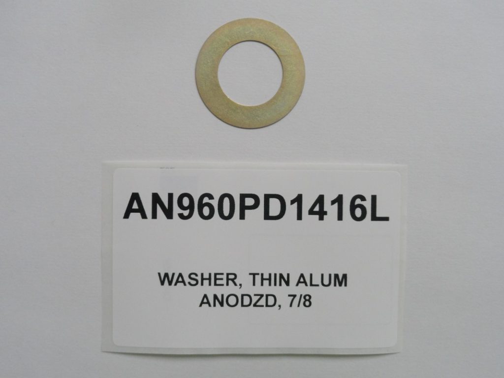 Thin Aluminum Anodized Washer, 7/8 AN960PD1416L - Advanced Aero Components